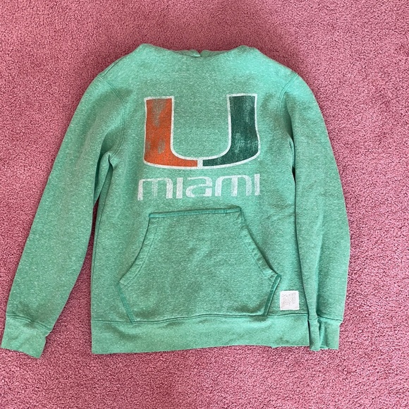 Original Retro Brand | Tops | Vintage U Miami Sweatshirt | Poshmark